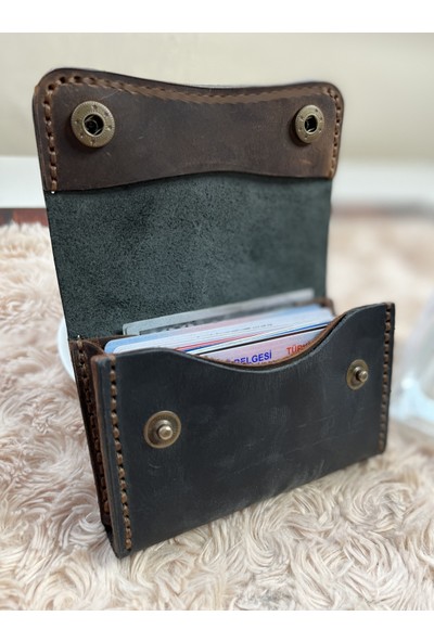 Brown Art Craft Brownartcraft Hakiki Deri Dev Kartlık Çok Kartlık Cüzdan