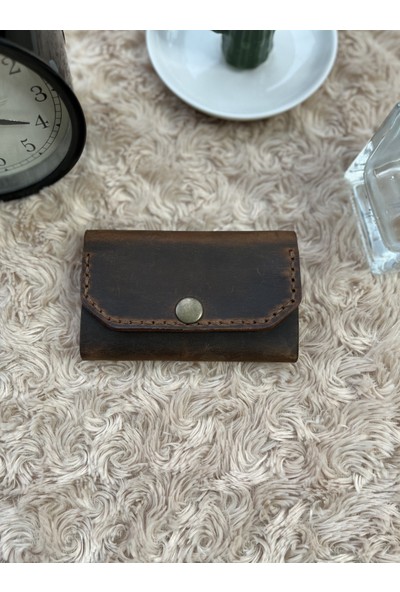 Brown Art Craft Brownartcraft Hakiki Deri Mini Kartlık Cüzdan Brown Art Craft Brownartcraft Hakiki Deri Mini Kartlık Cüzdan