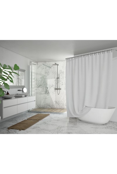 Tropik Su Geçirmez Banyo Perdesi