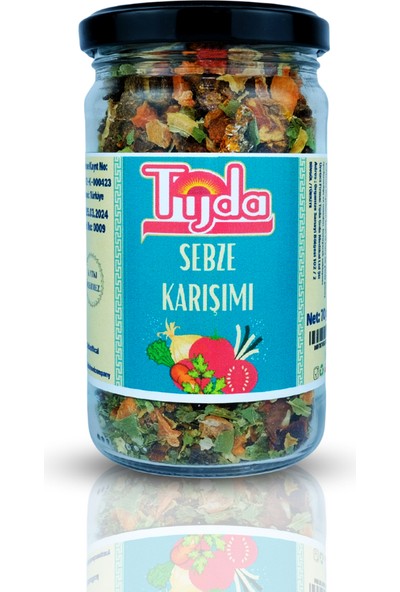 Tijda Sebze Karışımı Iri Kesim 70 Gr(Glütensiz,vegan)