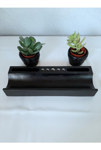 Tzcn Beton Kalemlik ve Beton Saksı 3'lü Set