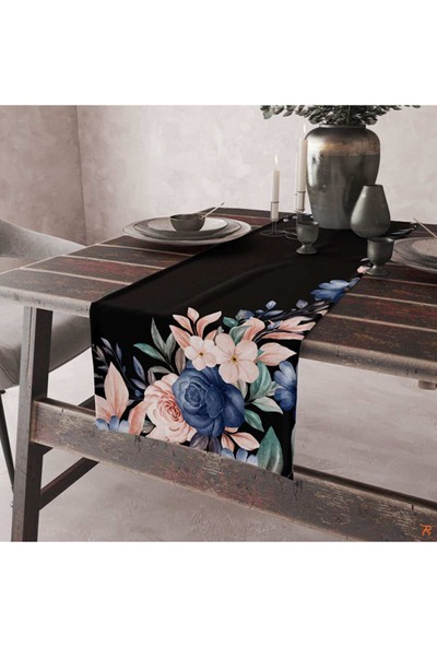 Luwi Shopping Çiçek Desen Temalı Kadife Üçgen Runner Masa Örtüsü Masa Dekor Luwi Shopping Çiçek Desen Temalı Kadife Üçgen Runner Masa Örtüsü Masa Dekor