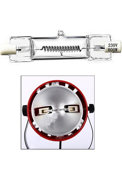 Osram 800W Halojen Ampul - Kırmızı Kafa Tungsten Işık Için Ampul 230V - Dxx 800W R7S 8WT2022 Osram 800W Halojen Ampul - Kırmızı Kafa Tungsten Işık Için Ampul 230V - Dxx 800W R7S 8WT2022