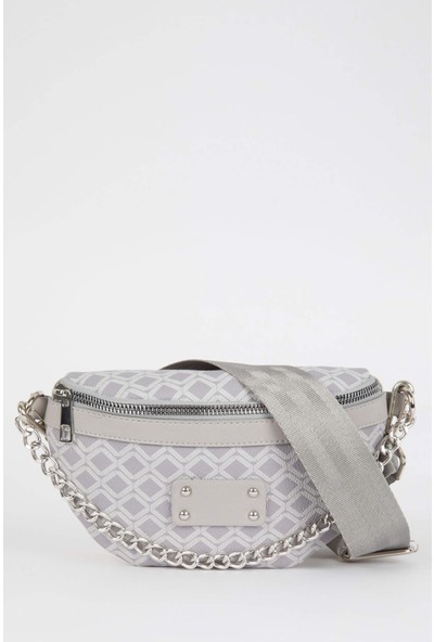 DeFacto Kadın Suni Deri Desenli Göğüs ve Bel Çantası X9798AZNS