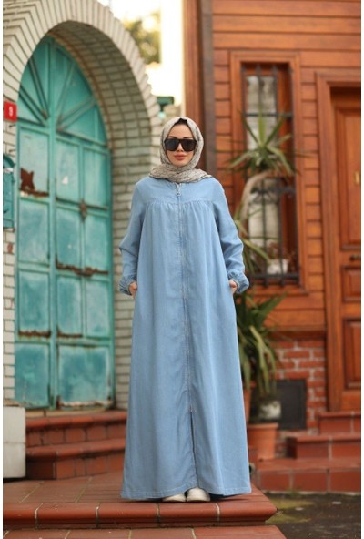 Neways Fermuarlı Tensel Ferace Mavi Neways 6470