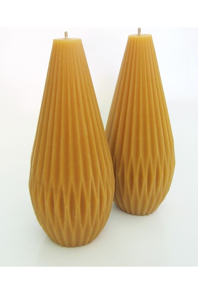 Apiyapi Balmumu Mum El Döküm Dekoratif 100% Doğal Koku Ilavesiz