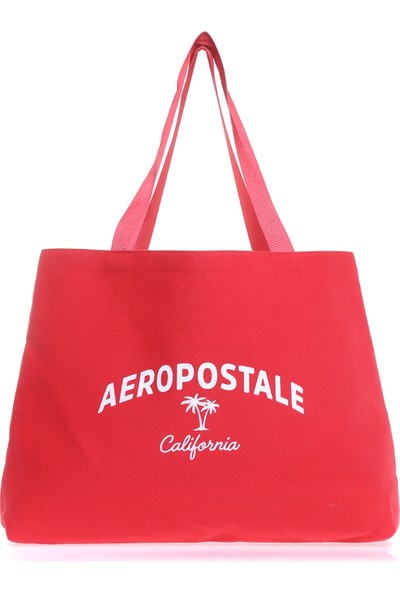 Aeropostale Plaj Çant, Standart, Kırmızı Aeropostale Plaj Çant, Standart, Kırmızı