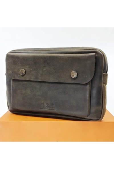 Rbx Leather Hakiki Deri / Athena El Çantası - Antik Yeşil Rbx Leather Hakiki Deri / Athena El Çantası - Antik Yeşil