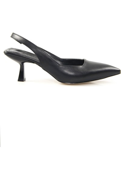 Derimall Kadın Arkası Lastikli Stiletto Ayakkabı PY280010 Derimall Kadın Arkası Lastikli Stiletto Ayakkabı PY280010