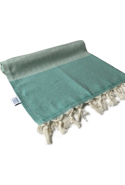 Peshpa Büyük Plaj Havlusu - %100 Pamuk El Dokuması Yumuşak Peştemal - Elmas - 100X180 cm - Mint Peshpa Büyük Plaj Havlusu - %100 Pamuk El Dokuması Yumuşak Peştemal - Elmas - 100X180 cm - Mint