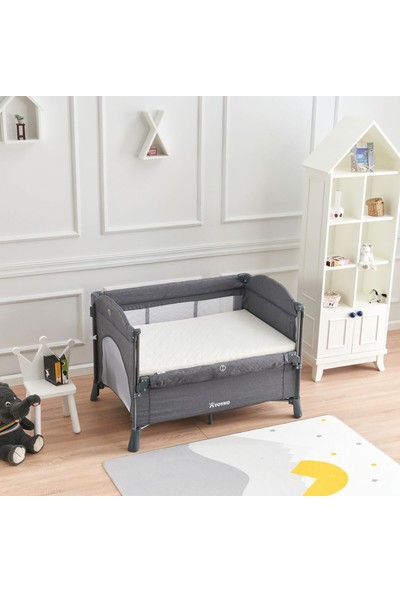 Keremce Bebek Alezli Oyun Park Yatağı 70X110 cm