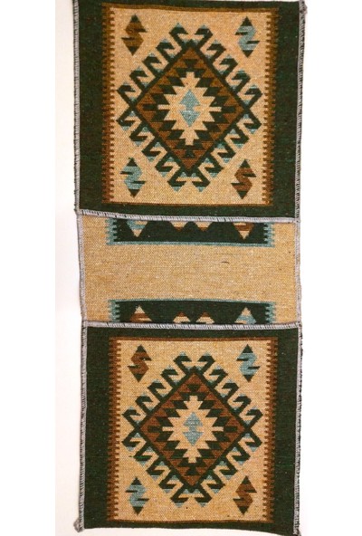 Başaran Tekstil Antik Kilimden Motosiklet, Elektrikli Bisiklet, Heybesi 2 Gözlü Kilim Çanta