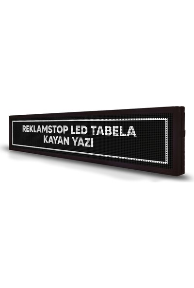 ReklamStop Kayan Yazı 48X32 Beyaz LED Tabela ReklamStop Kayan Yazı 48X32 Beyaz LED Tabela