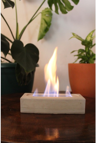 Ayla Kişisel Mini Beton Şömine Dikdörtgen (Yakıtsız) Ayla Kişisel Mini Beton Şömine Dikdörtgen (Yakıtsız)