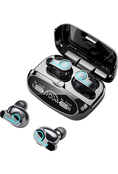 Wiresto Kablosuz Kulaklık Ayna Dijital Ekran Dokunmatik Kontrol Eller Serbest Bluetooth Kulaklık Wiresto Kablosuz Kulaklık Ayna Dijital Ekran Dokunmatik Kontrol Eller Serbest Bluetooth Kulaklık