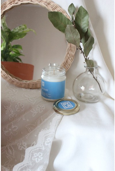 Ayla Kokulu Soya Wax Kavanoz Mum 210CC