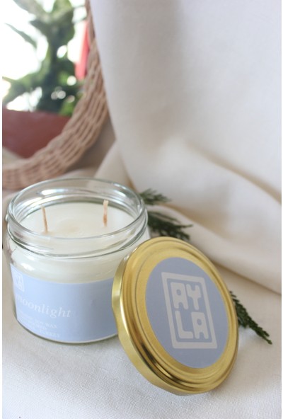 Ayla Kokulu Soya Wax Kavanoz Mum 300CC