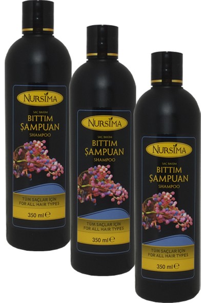 Kumraldede Bitki Özlü Bıttım Şampuanı 350 Ml, 3' Li