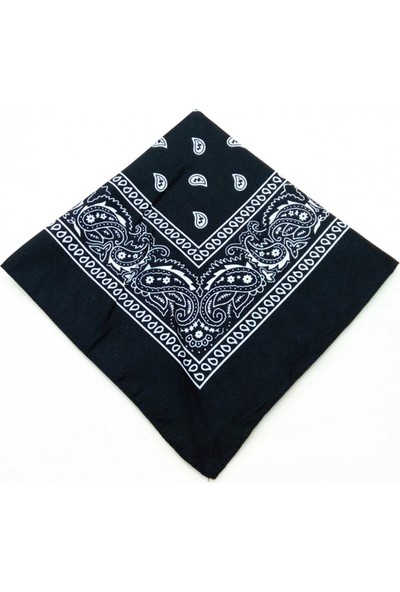 RoseRoi Desenli Bandana Çok Amaçlı Fular Şal Saç Bandı 1 Adet