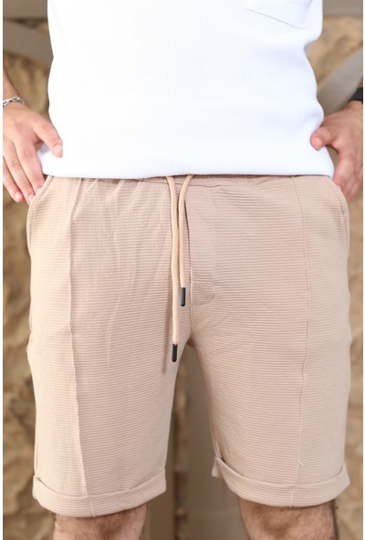Anlaşspor Erkek Bej Fitilli Flato Cepli Şort 9953-16 Anlaşspor Erkek Bej Fitilli Flato Cepli Şort 9953-16