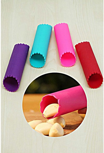 HYD Silikon Renkli Sarımsak Sarmısak Soyucu