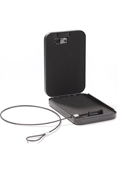 Binbirreyon Şifreli Çelik Para Kasası Taşınabilir Çelik Kayış Aksesuar Kasası CF070