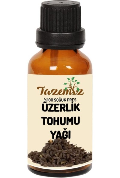 Tazemiz Üzerlik Tohumu Yağı Soğuk Sıkım 50 ml Tazemiz Üzerlik Tohumu Yağı Soğuk Sıkım 50 ml