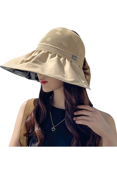 Mızo Bang Hasır Plaj Şapkası - Haki (Yurt Dışından)