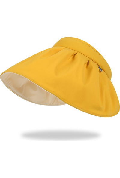 Rbelse Hasır Plaj Şapkası - Sarı (Yurt Dışından)