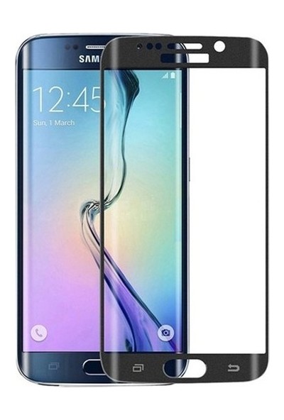 Samsung Galaxy S6 Edge Tam Kaplayan Kavisli 3D Curved Ekran Koruyucu Samsung Galaxy S6 Edge Tam Kaplayan Kavisli 3D Curved Ekran Koruyucu