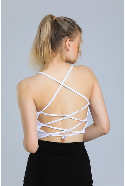 Kadın Sırt Dekolteli Bluz