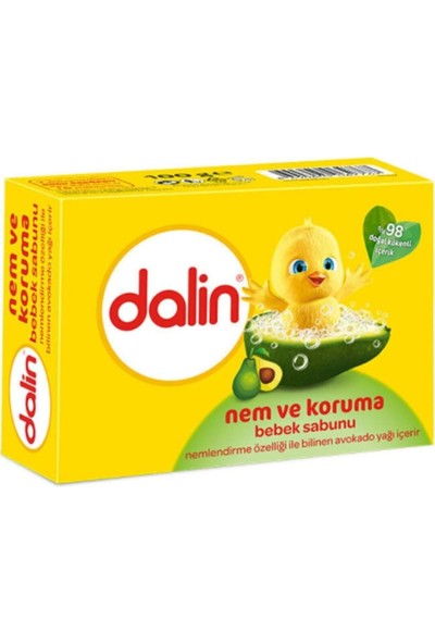 Dalin Nem ve Koruma Bebek Sabunu 100 gr Dalin Nem ve Koruma Bebek Sabunu 100 gr