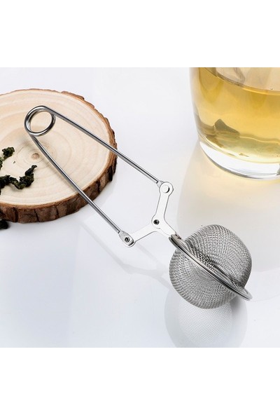 HYD Çay Süzgeci Maşa Şeklinde Bitki Çayı Süzgeci Çay Demleme Süzgeci