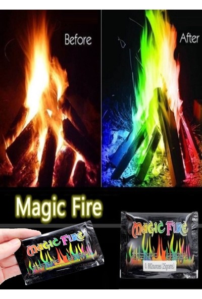 HYD Magic Fire Sihirli Kamp Ateşi Tozu Renkli HYD Magic Fire Sihirli Kamp Ateşi Tozu Renkli