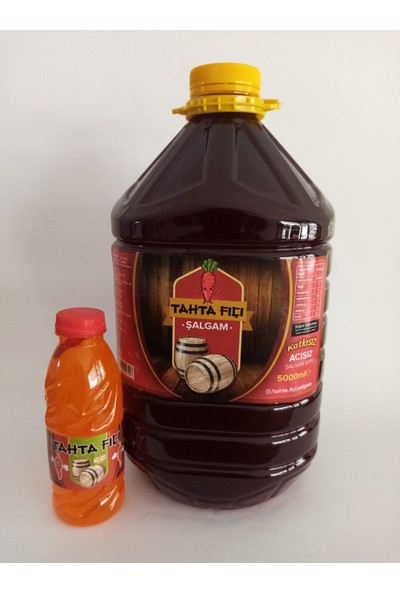 Psm Tahta Fıçı Şalgam 5 Lt x 4 Adet