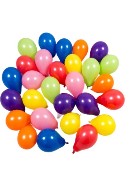 Vatan Bayrak Balon Karışık Renk 100'lü