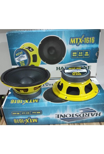Hordstone MTX-1616 16 cm Mıdrange Hoparlör 600WATT 85RMS Akbaş Elektronik Hordstone MTX-1616 16 cm Mıdrange Hoparlör 600WATT 85RMS Akbaş Elektronik