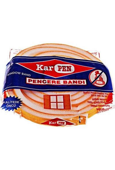 Sünger Pencere Bandı Isı Yalıtım Süngeri 15 Metre