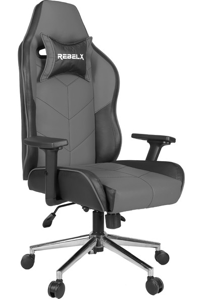 Rebelx Devil Oyuncu Koltuğu Eco Gri Renk Rebelx Devil Oyuncu Koltuğu Eco Gri Renk
