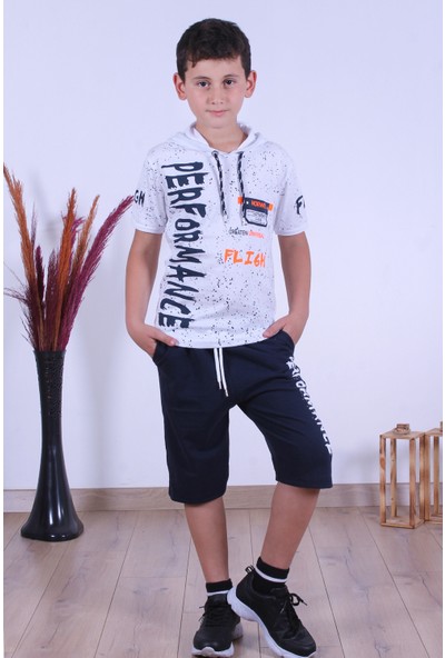 Fyk Kids Performance Yazı Baskılı Cepli Erkek Çocuk Alt Üst Takımı