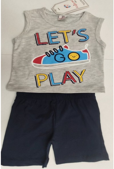 Askılı Tişört Şort Ikili Takım