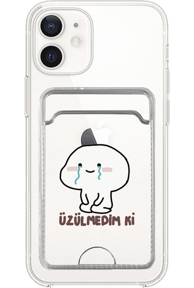 Bilişim Aksesuar Apple iPhone 11 Kılıf Şeffaf Kartlıklı Üzülmedim Ki Desenli Silikon Kapak Kılıf Bilişim Aksesuar Apple iPhone 11 Kılıf Şeffaf Kartlıklı Üzülmedim Ki Desenli Silikon Kapak Kılıf