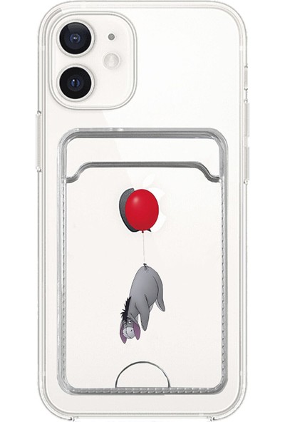 Bilişim Aksesuar Apple iPhone 11 Kılıf Şeffaf Kartlıklı Eyoree Desenli Silikon Kapak Kılıf Bilişim Aksesuar Apple iPhone 11 Kılıf Şeffaf Kartlıklı Eyoree Desenli Silikon Kapak Kılıf