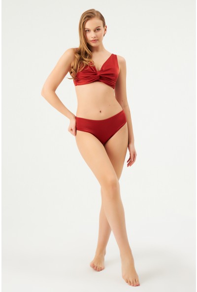 Eros Kadın Toparlayıcı Bikini Takımı Kiremit 1000-