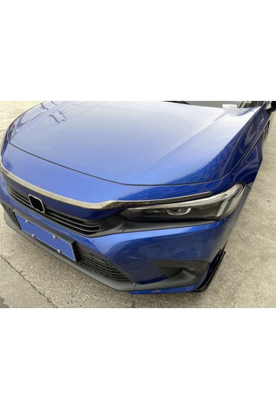 ÇMK Honda 2022 Civic Panjur Üst Trim - Piano Black