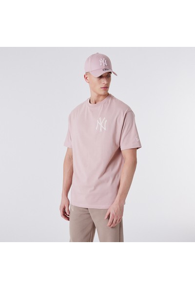 New Era League Neyyan Erkek Pembe Tişört (13113863)