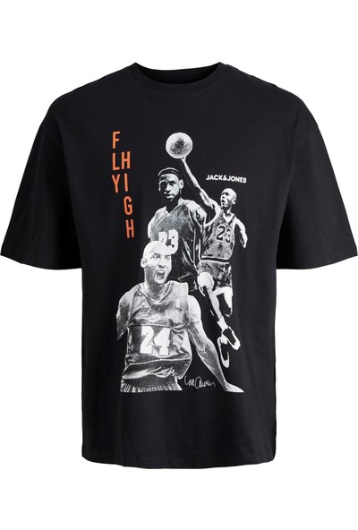 Jack & Jones Legends State Erkek Siyah Tişört (12211029-B) Jack & Jones Legends State Erkek Siyah Tişört (12211029-B)