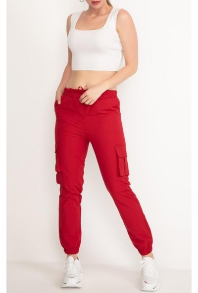 Mila Giyim Kargo Cep Pantolon Bordro
