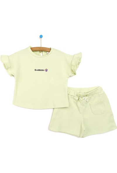 Tuffy Batik Kız Tshirt-Şort Waffle Takım