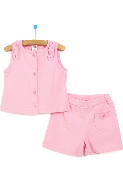 Tuffy Batik Kız Atlet Bluz -Şort Ikili Takım Tuffy Batik Kız Atlet Bluz -Şort Ikili Takım